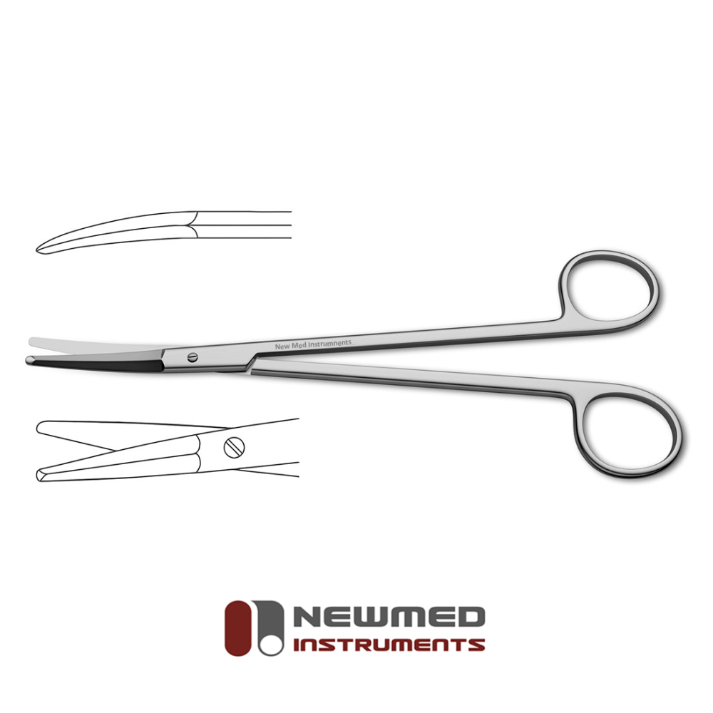 Boettcher Tonsil Scissors - Curved SuperCut | New Med Instruments